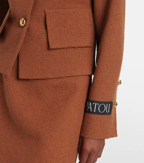 PATOU Iconic Wool Blend Jacket