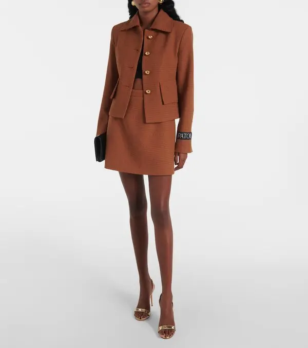 PATOU Iconic Wool Blend Jacket
