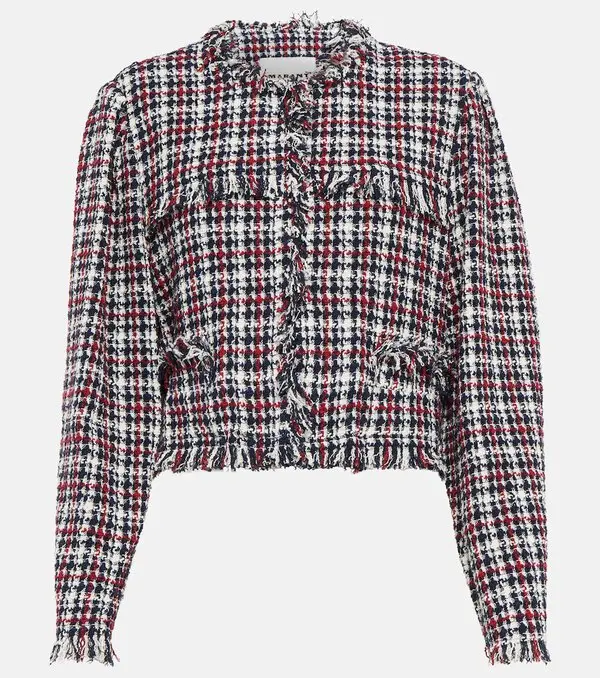 MARANT ETOILE Cotton-blend Tweed Jacket