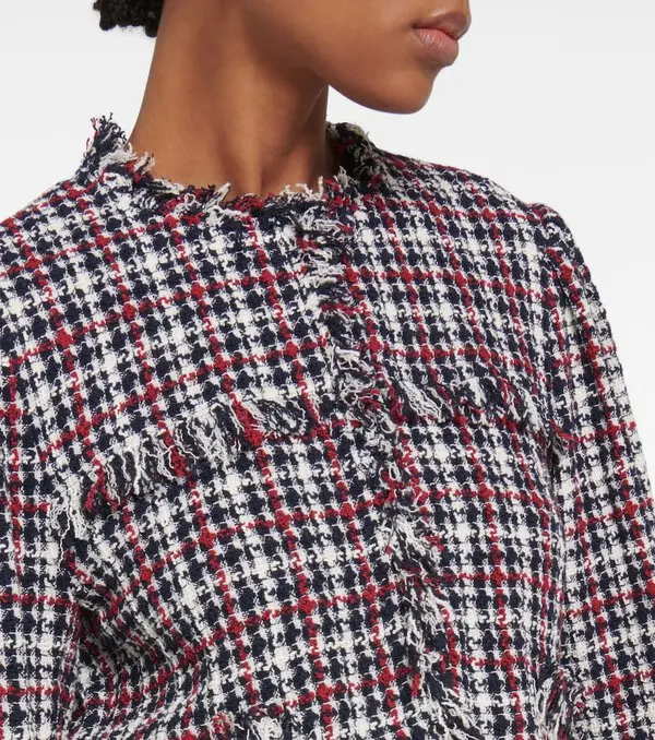 MARANT ETOILE Cotton-blend Tweed Jacket
