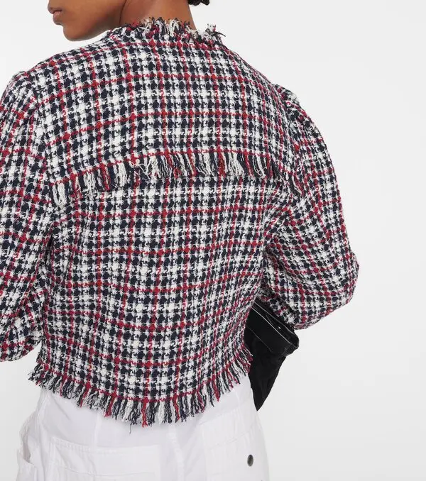 MARANT ETOILE Cotton-blend Tweed Jacket