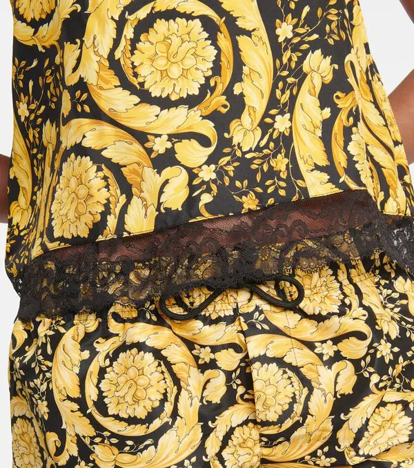 Versace Barocco Silk Camisole