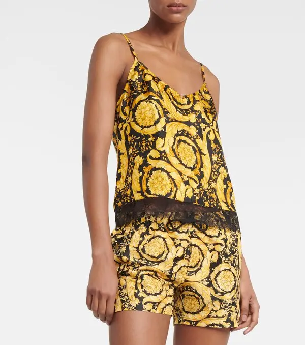 Versace Barocco Silk Camisole