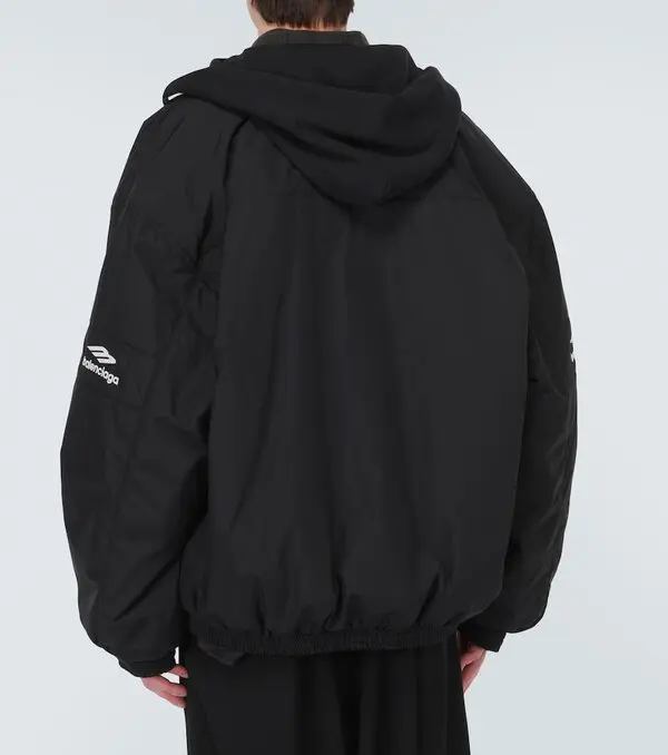Balenciaga 3b Sports Icon Layered Track Jacket