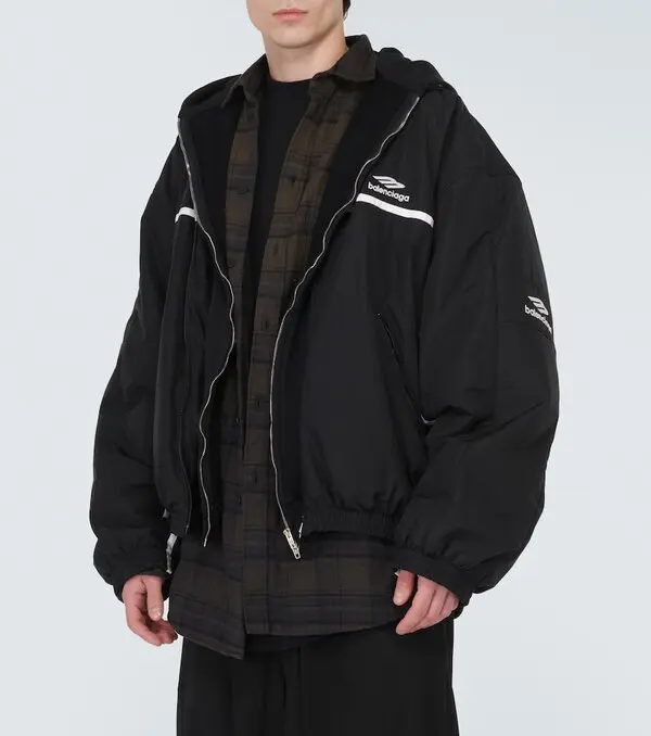 Balenciaga 3b Sports Icon Layered Track Jacket
