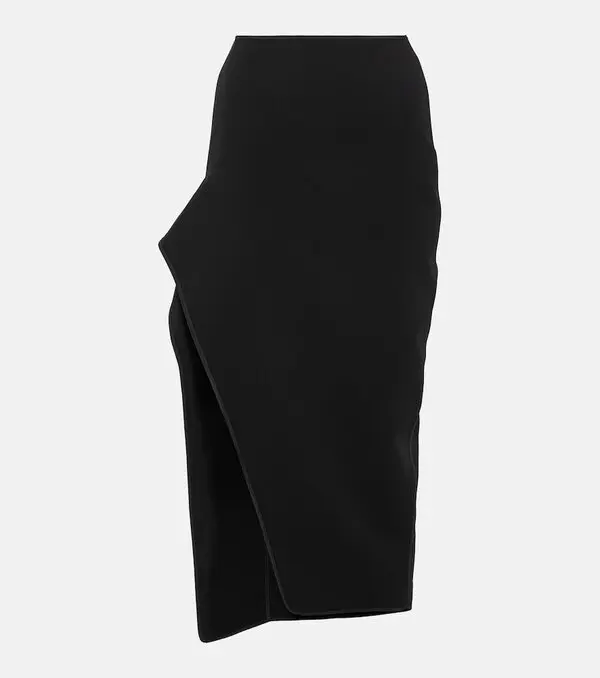 Maticevski Narrate Side-slit Crepe Pencil Skirt