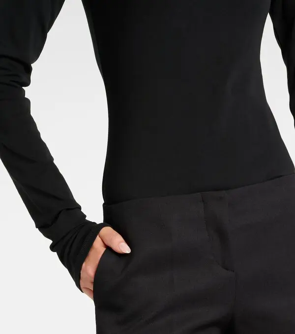 RE/DONE Cotton-blend Jersey Bodysuit