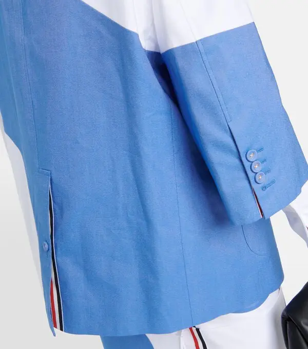 Thom Browne Polka-dot Oversized Cotton Blazer