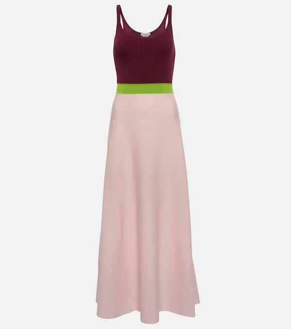 Gabriela Hearst Wool And Silk Maxi Dress - Multicoloured