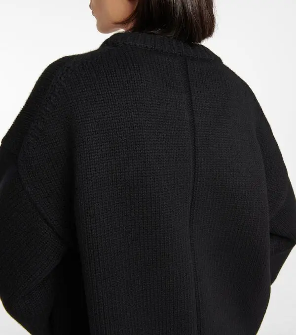 THE ROW Ophelia Wool And Cashmere Sweater - Black
