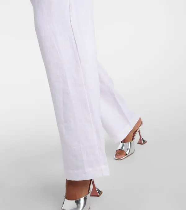 Faithfull The Brand Isotta High-rise Linen Straight Pants