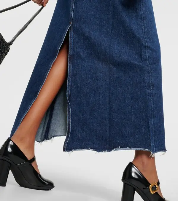 AGOLDE Hilla Denim Maxi Skirt