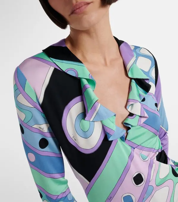 Emilio Pucci Vivara Wrap Dress
