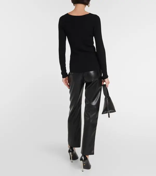 Jardin Des Orangers Cutout Virgin Wool Sweater