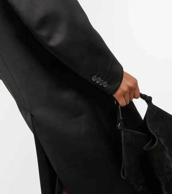 Khaite Kelton Satin Coat