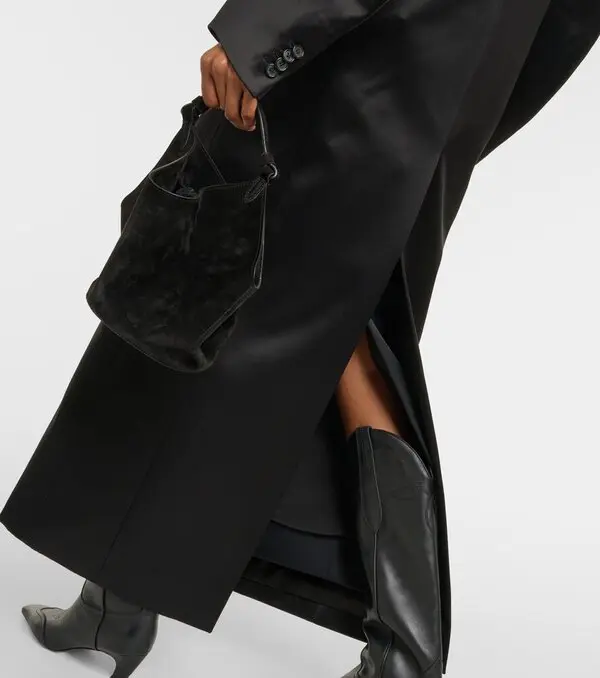 Khaite Kelton Satin Coat