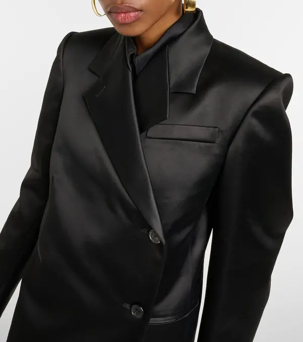Khaite Kelton Satin Coat