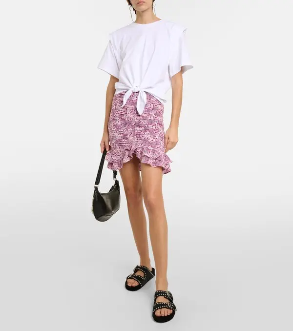 Isabel Marant Étoile Zelikia Cotton Jersey T-shirt - White