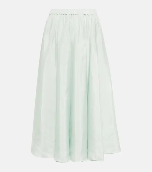 JOSEPH Smithfield Silk Midi Skirt
