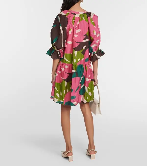 Velvet By Graham & Spencer Tracy Cotton And Silk Minidress