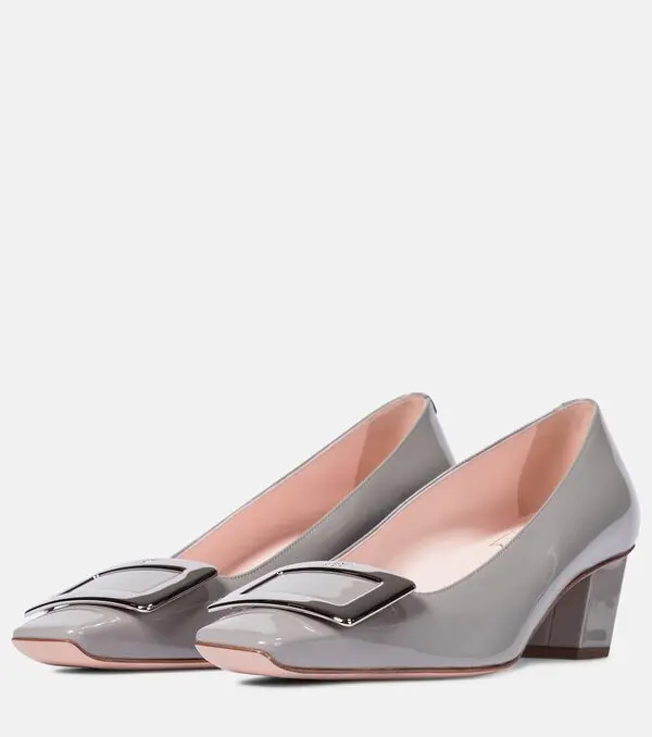 ROGER VIVIER Belle Vivier Patent Leather Pumps