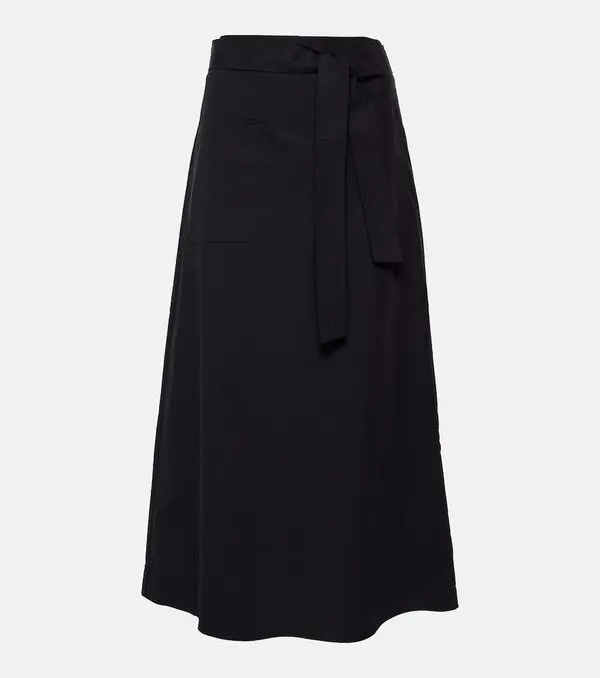 TOTEME Cotton Midi Skirt