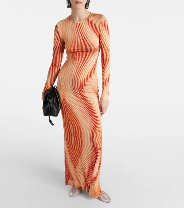 Tove Malloree Printed Jersey Maxi Dress