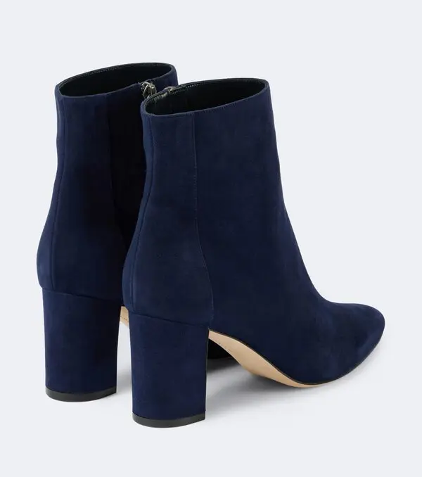 Manolo Blahnik Rosie Suede Ankle Boots