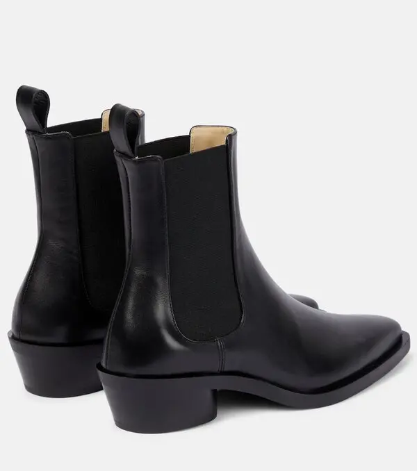 Proenza Schouler Bronco Leather Ankle Boots