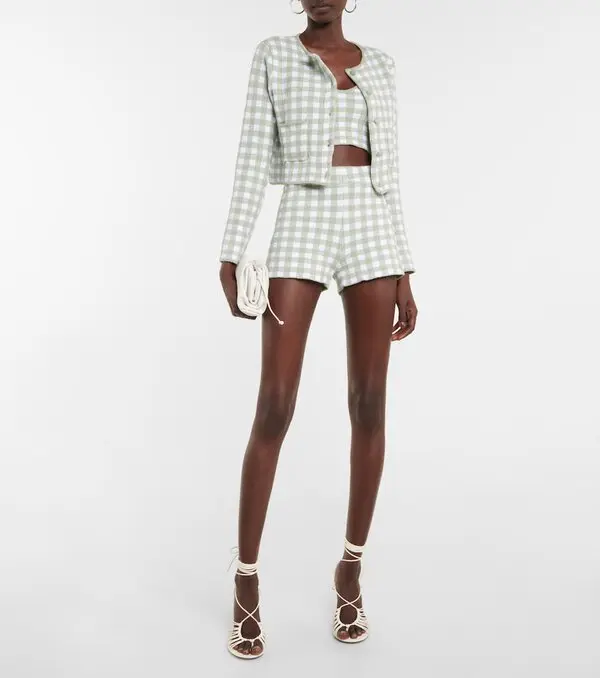 Altuzarra Ran Checked Shorts