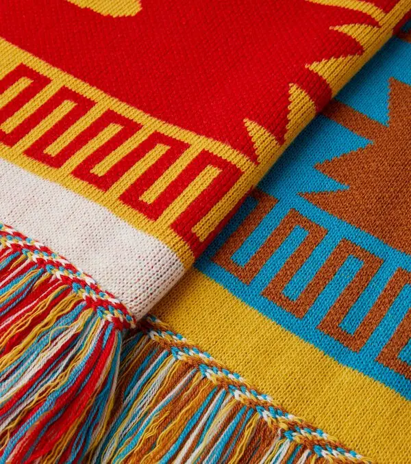 Alanui Icon Jacquard Wool Throw