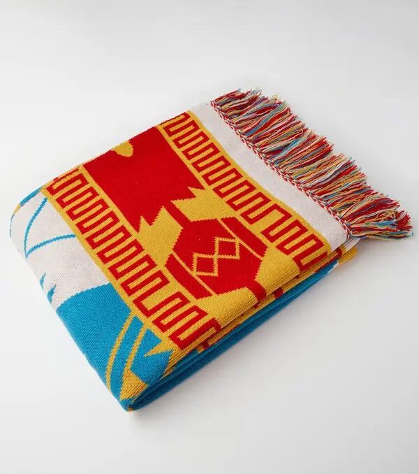 Alanui Icon Jacquard Wool Throw