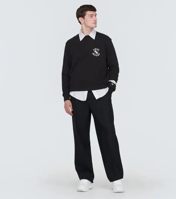 Amiri Printed Cotton Jersey Sweatshirt