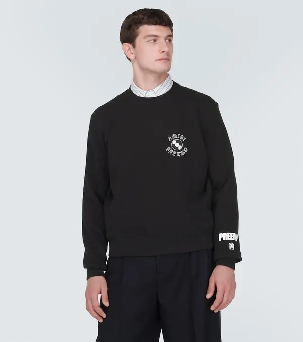 Amiri Printed Cotton Jersey Sweatshirt