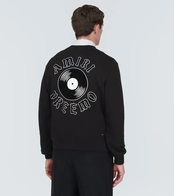 Amiri Printed Cotton Jersey Sweatshirt