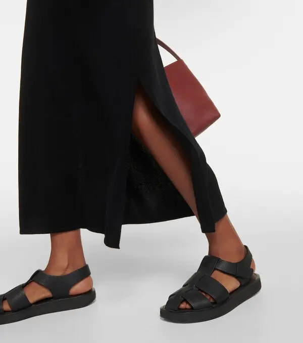 Jardin Des Orangers Cashmere And Wool Midi Dress