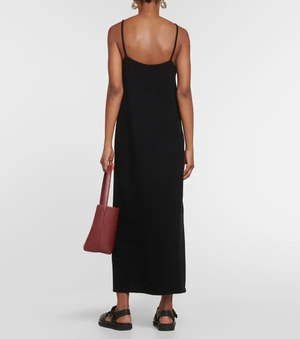 Jardin Des Orangers Cashmere And Wool Midi Dress