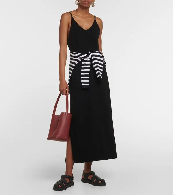 Jardin Des Orangers Cashmere And Wool Midi Dress
