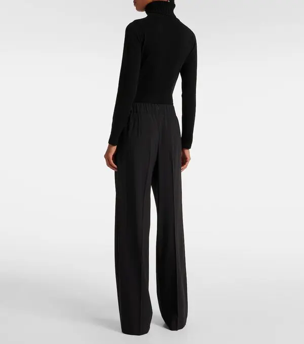 Dolce & Gabbana Wool Straight Pants