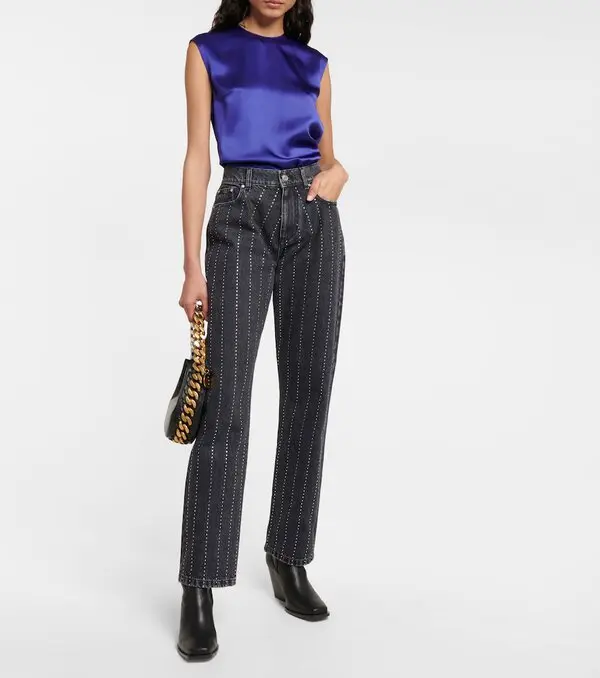 Stella McCartney Satin Top - Blue