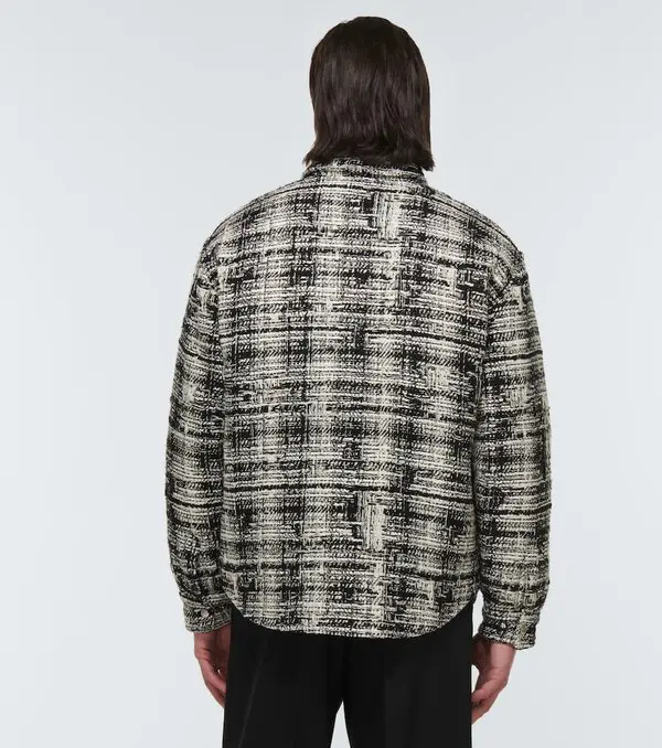 Amiri Tweed Blouson Jacket