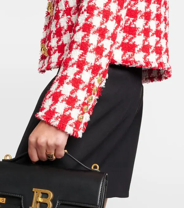 Balmain Houndstooth Tweed Jacket