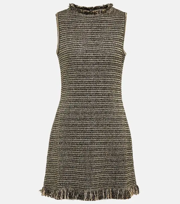 Oscar De La Renta Tweed Mini Dress