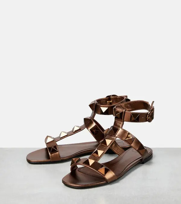 Valentino Garavani Roman Stud Leather Sandals