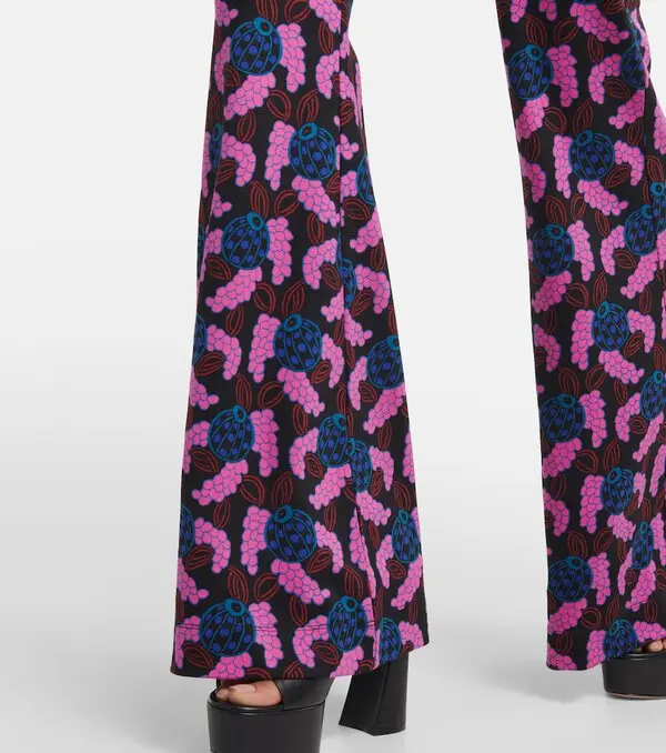 Diane Von Furstenberg Ursula Printed Jersey Jumpsuit