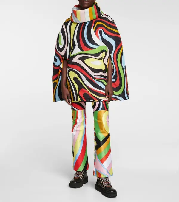 Emilio Pucci X Fusalp Marmo Poncho
