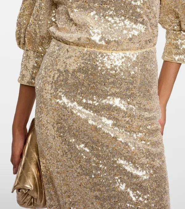 Dorothee Schumacher Sequined Midi Skirt