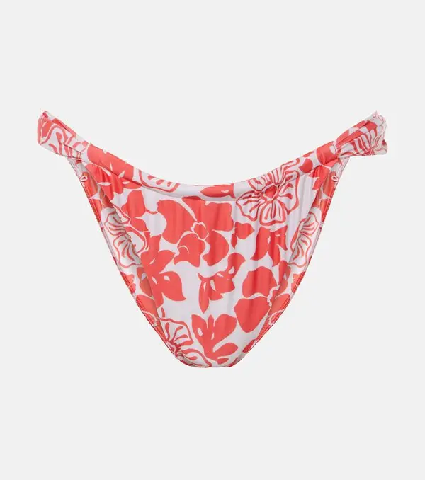 Faithfull The Brand Andez Bikini Bottom - Red