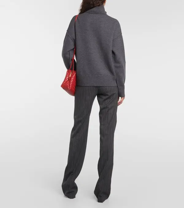 AMI Paris De Cour Wool Turtleneck Sweater
