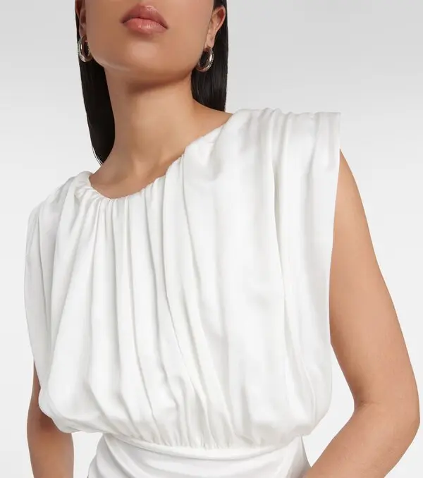 JIL SANDER Gathered Top - Beige